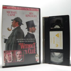 without a clue: (1988) crime comedy - large box - m.caine/b.kingsley - pal vhs