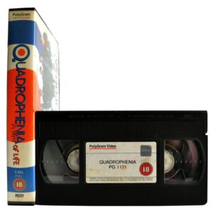 Quadrophenia: Greatest British Youth Film (1979)- Large Box - Mods Gang - VHS