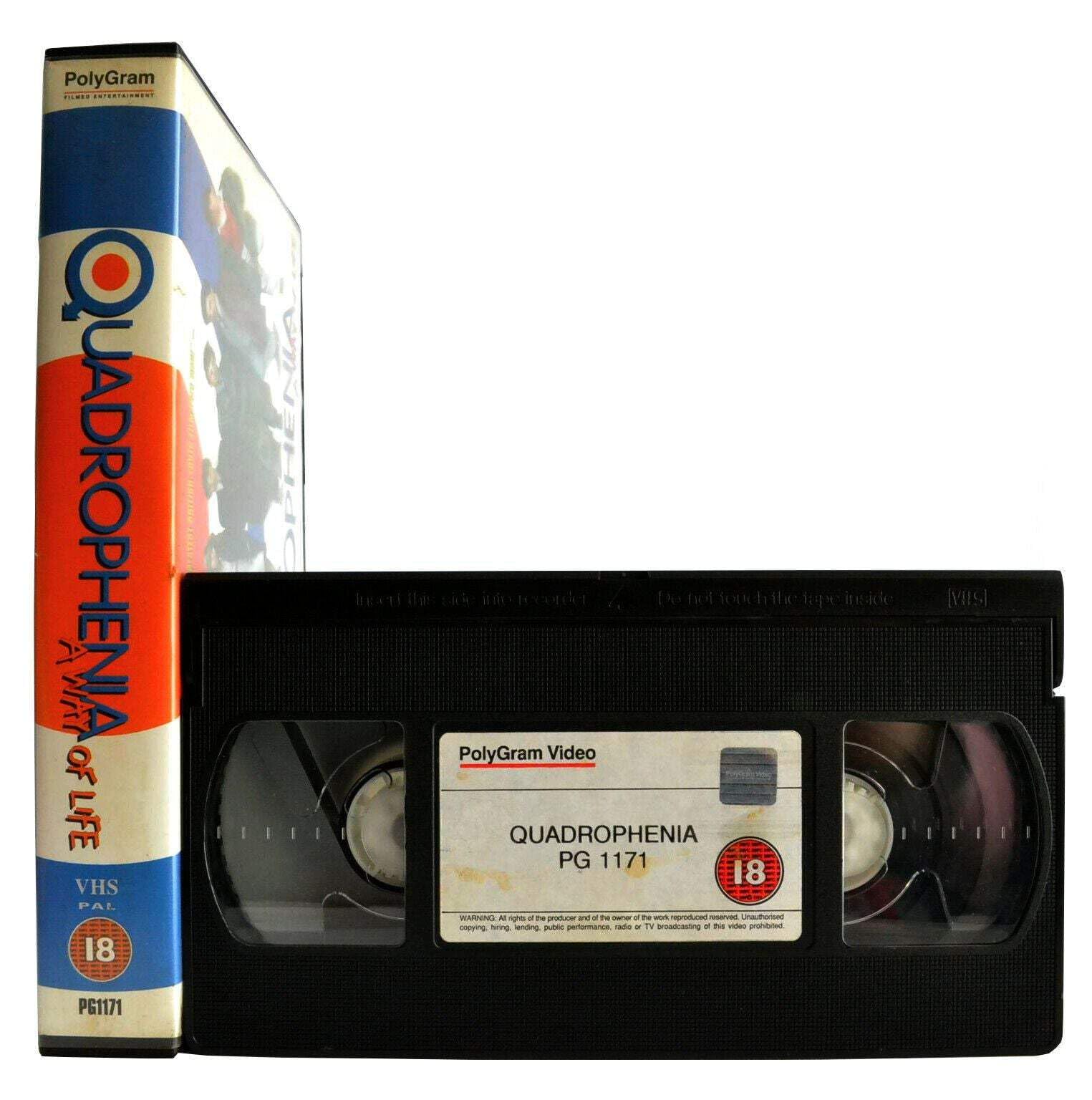 Quadrophenia: Greatest British Youth Film (1979)- Large Box - Mods Gang - VHS