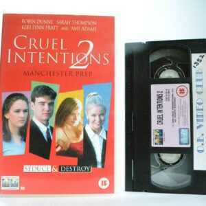 Cruel Intentions 2: Prequel To 1999 Movie - Comedy Drama - Amy Adams - Pal VHS