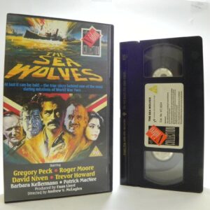 the sea wolves: war drama (1980) - classical - gregory peck/roger moore - vhs