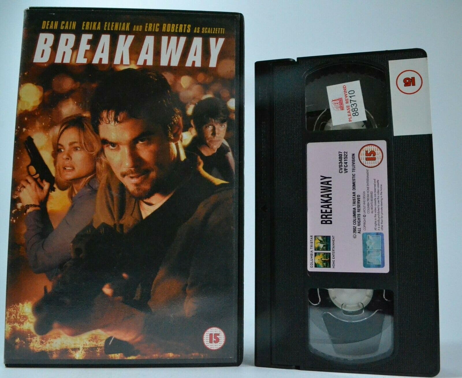 Breakaway: Dean Cain/Eric Roberts - Thriller (2002) - A Deadly Game - Pal VHS