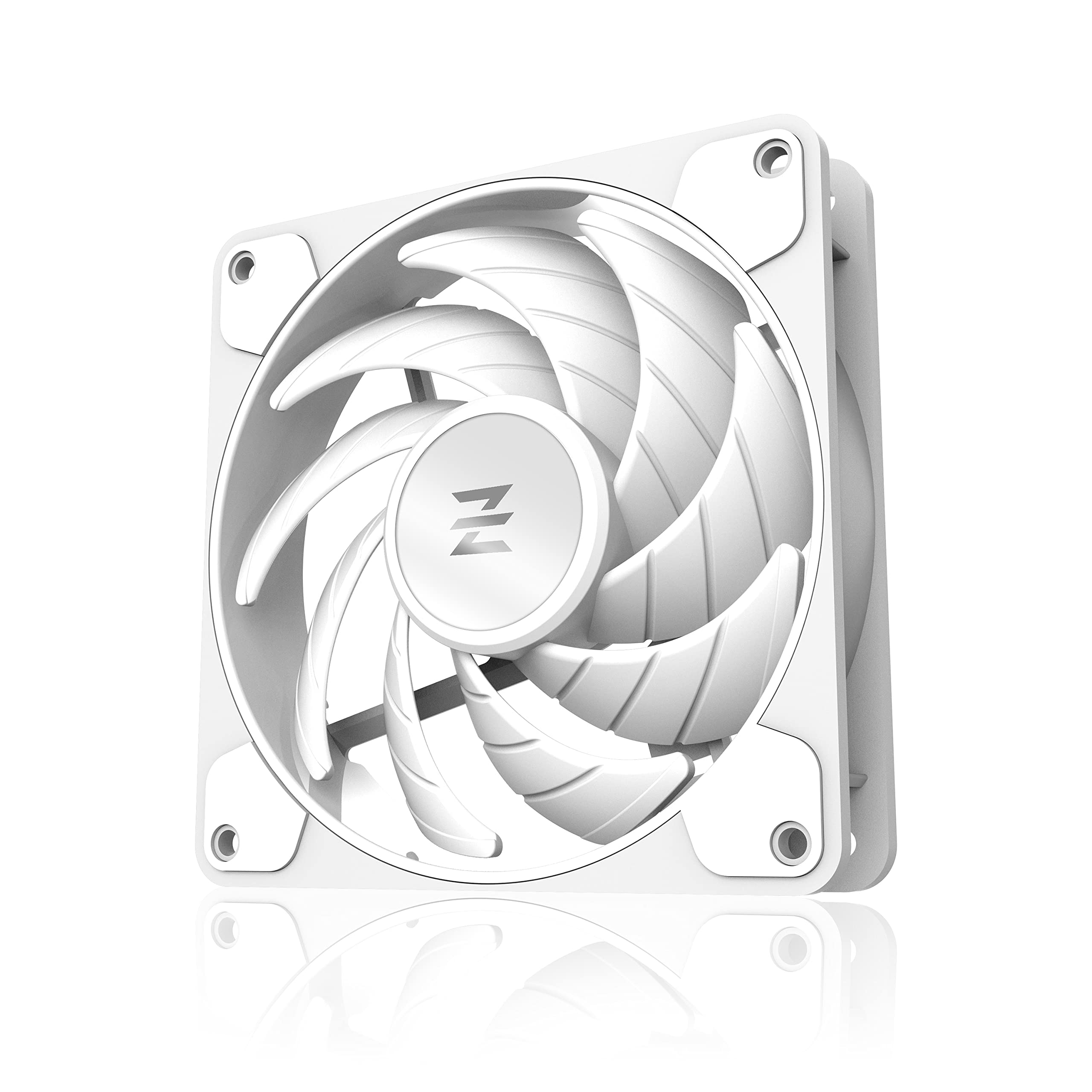 EZDIY-FAB Cube Fan Pro 120mm PC Case Fan,High Performance Cooling Fan,Very Quiet Motor, Computer Cooling Fans, 1200 RPM,3 Pin Connector-5 Pack-White