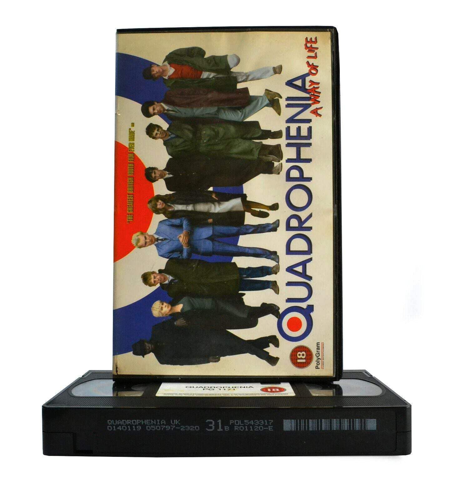 Quadrophenia: Greatest British Youth Film (1979)- Large Box - Mods Gang - VHS