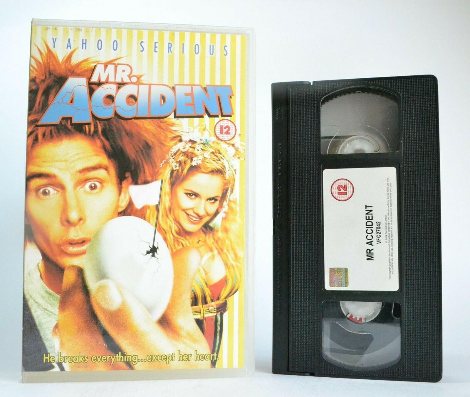 Mr.Accident (2000): Australian Comedy - Large Box - Yahoo Serious - Pal VHS