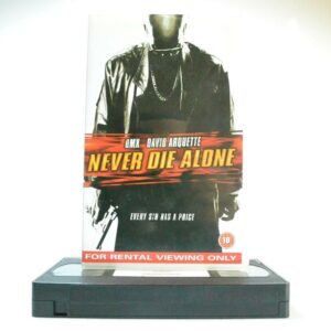 Never Die Alone. DMX Action - Ruthless Gangsters - Large Box - Ex-Rental - VHS