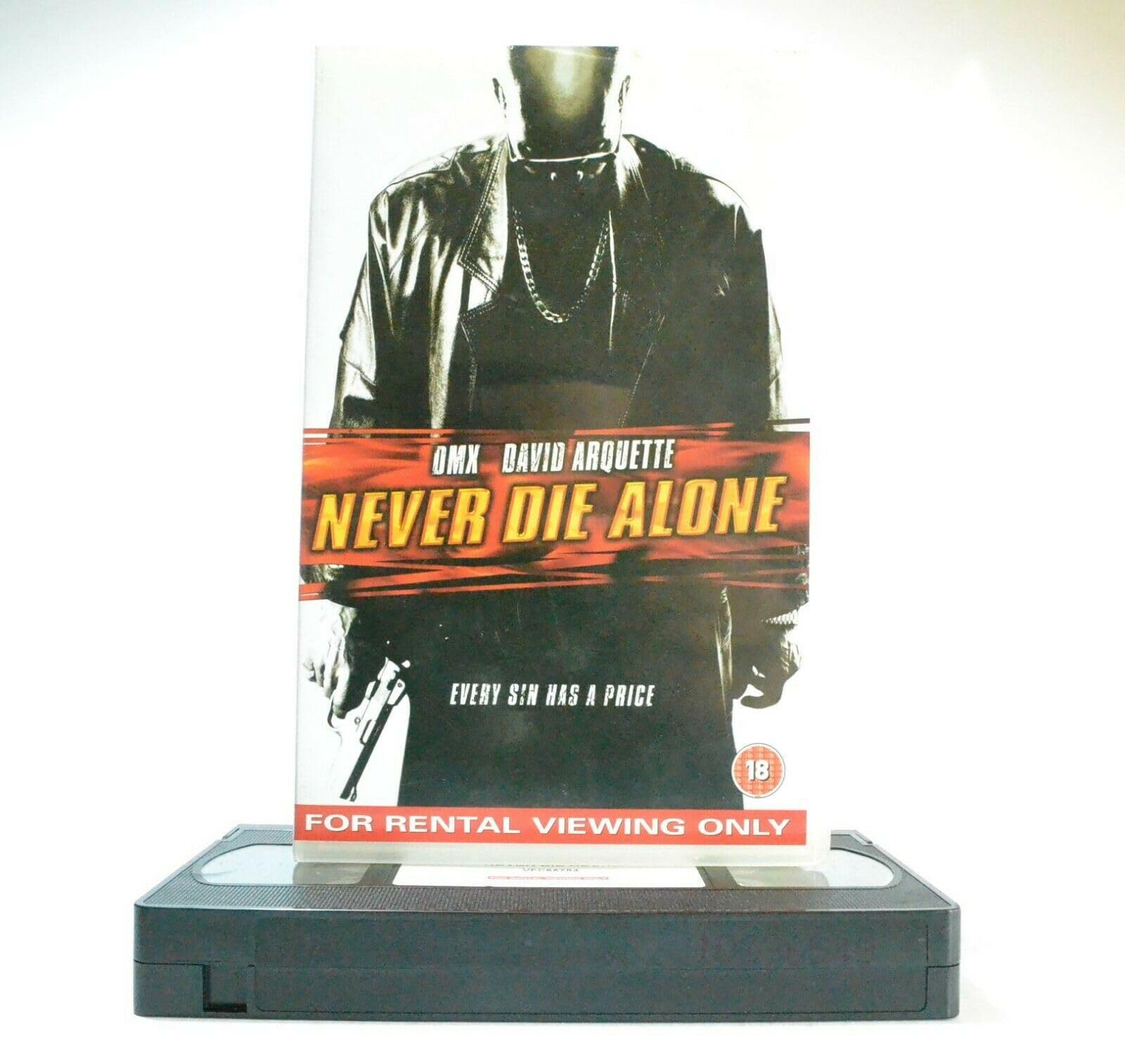 Never Die Alone. DMX Action - Ruthless Gangsters - Large Box - Ex-Rental - VHS