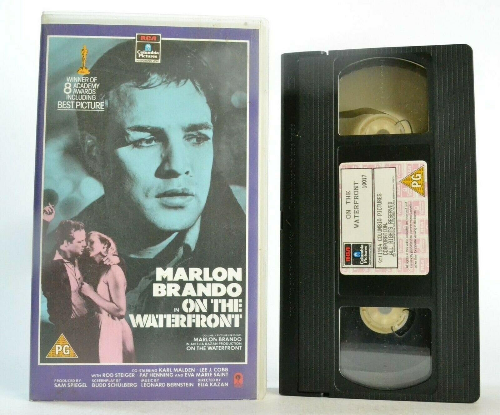 On The Waterfront: (1954) Columbia Pictures - Crime Drama - Marlon Brando - VHS