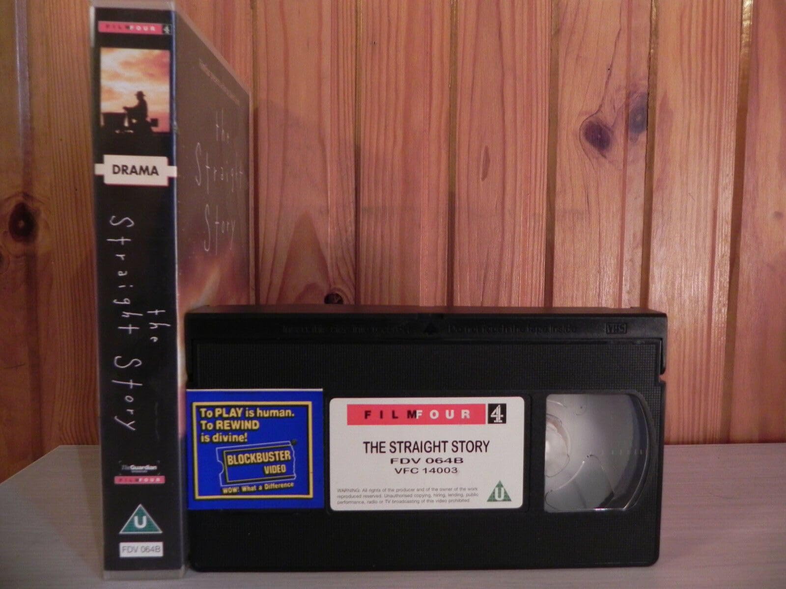 The Straight Story - 5 Star Drama - 1987 - Richard Farnsworth/Sissy Spacek - VHS