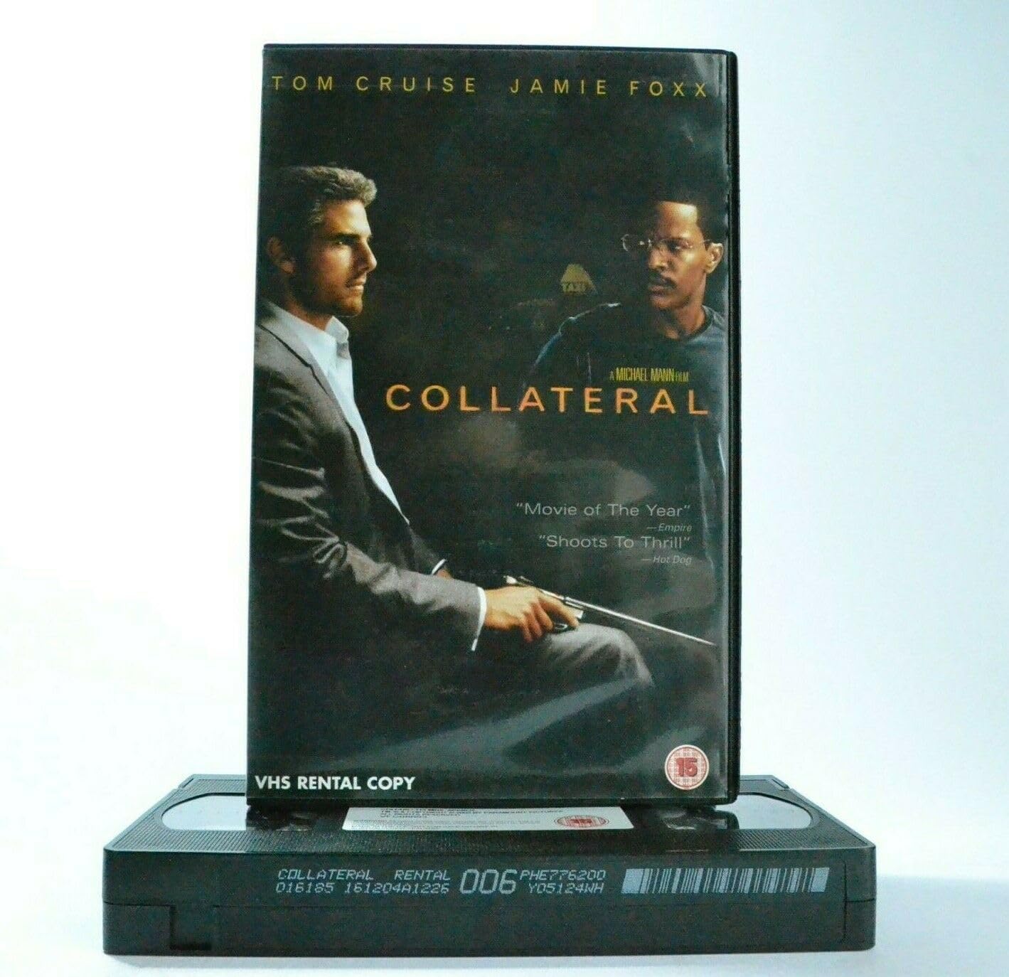 Collateral: Film By M.Mann - Neo-Noir Thriller - Tom Cruise/Jaime Foxx - Pal VHS