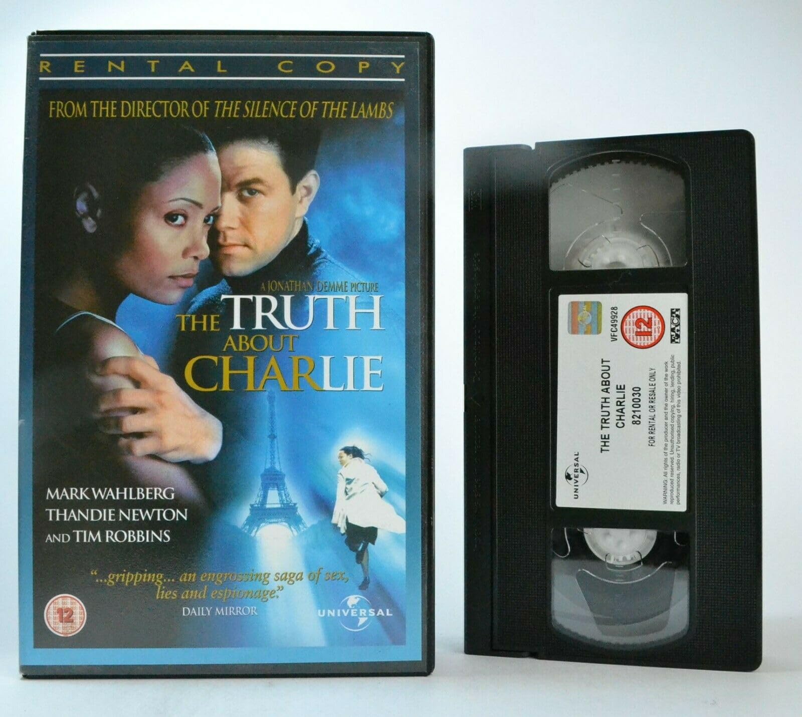 The Truth About Charlie: Film By J.Demme - Thriller - M.Wahlberg/T.Robbins - VHS