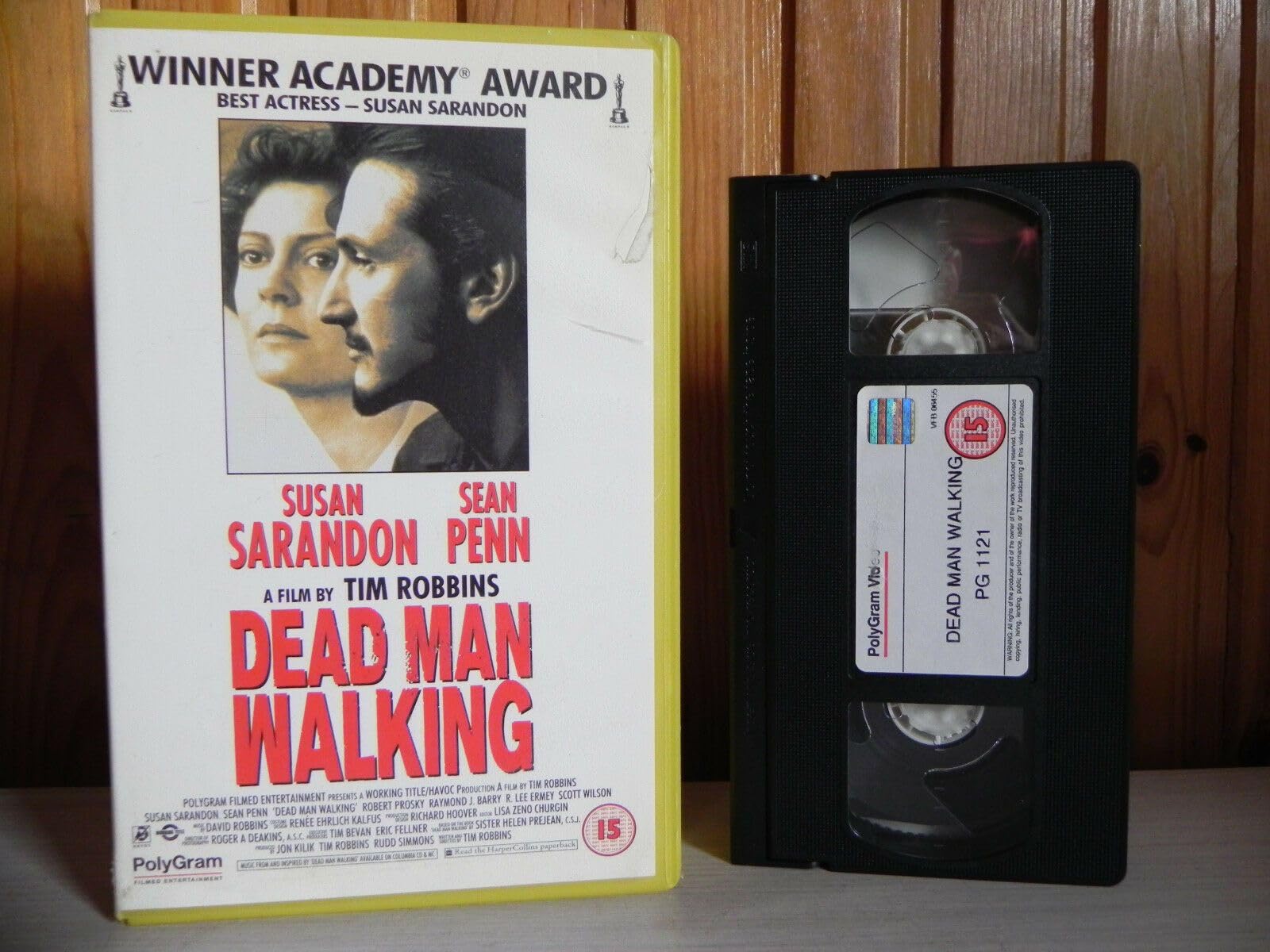 Dead Man Walking (1995); [Tim Robbins] Crime Drama - Large Box - Sean Penn - VHS