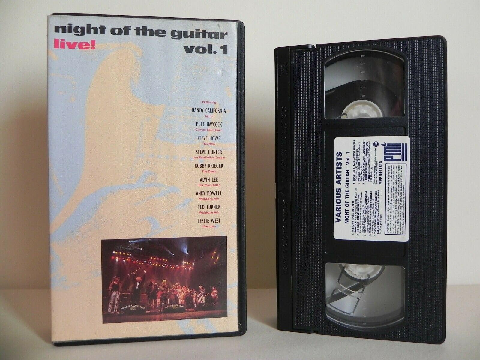 Night Of The Guitar - Vol.1 - Live! - Three Hour Concert - The Best Of - Pal VHS