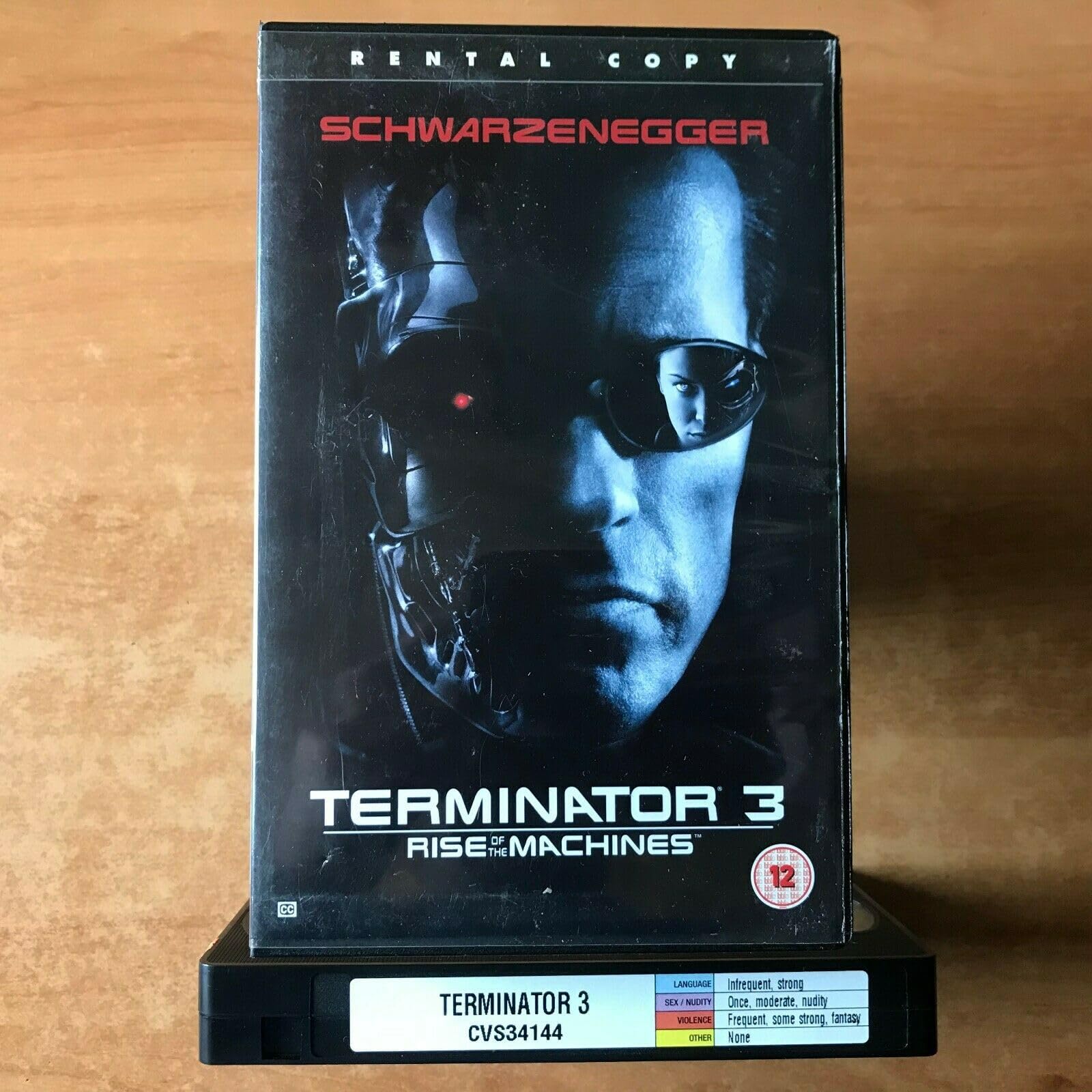 Terminator 3: Rise Of The Machines; Action [Large Box] Schwarzenegger - Pal VHS