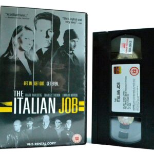 The Italian Job: Action (2003) - Large Box - Charlize Theron/Edward Norton - VHS