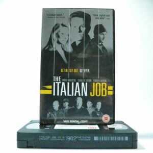 The Italian Job: Action (2003) - Large Box - Charlize Theron/Edward Norton - VHS