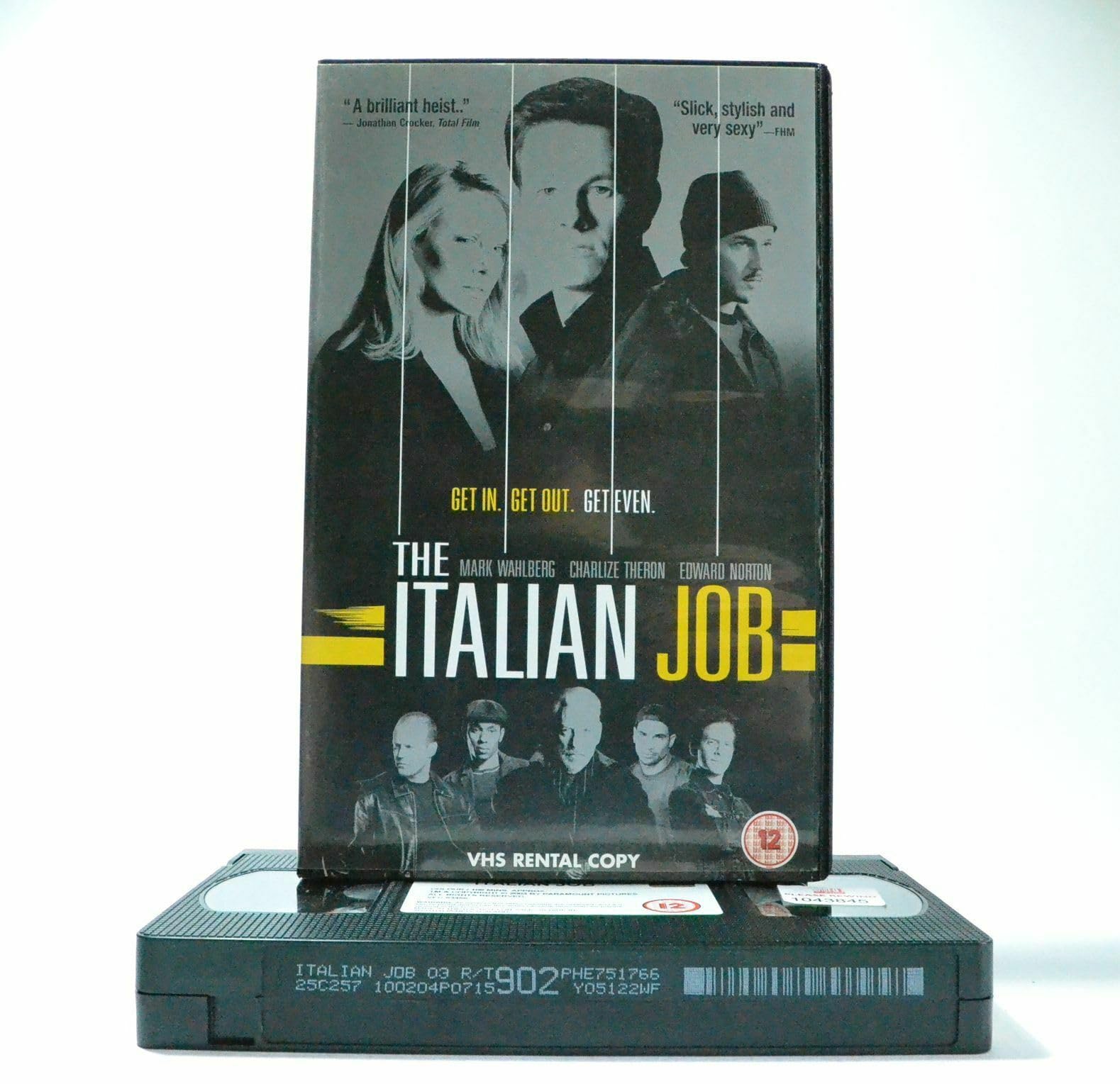 The Italian Job: Action (2003) - Large Box - Charlize Theron/Edward Norton - VHS