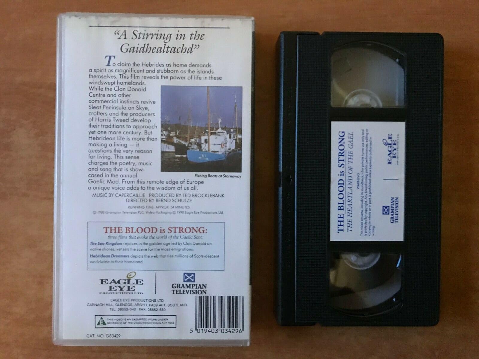 The Blood Is Strong: The Heartland Of The Gael - Scottish Heritage - Pal VHS