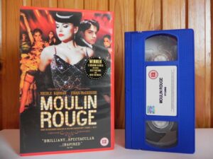 moulin rouge - 20th century fox - musical - ex-rental - large box - pal vhs