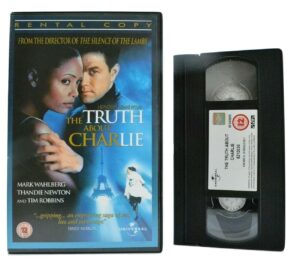 the truth about charlie: film by j.demme - thriller - m.wahlberg/t.robbins - vhs