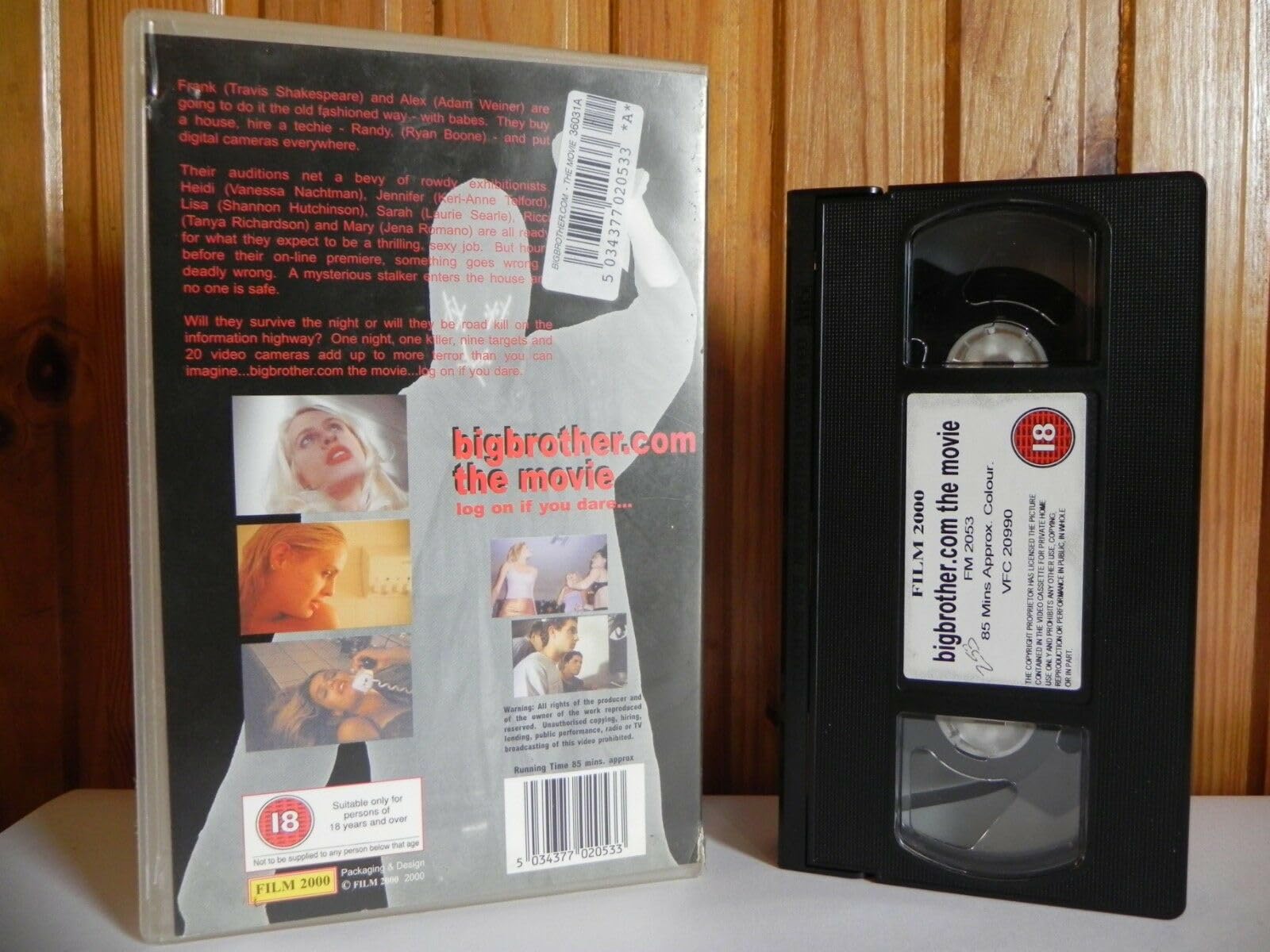 Bigbrother.com: The Movie - Film 2000 - Thriller - Cert (18) - Big Box - Pal VHS