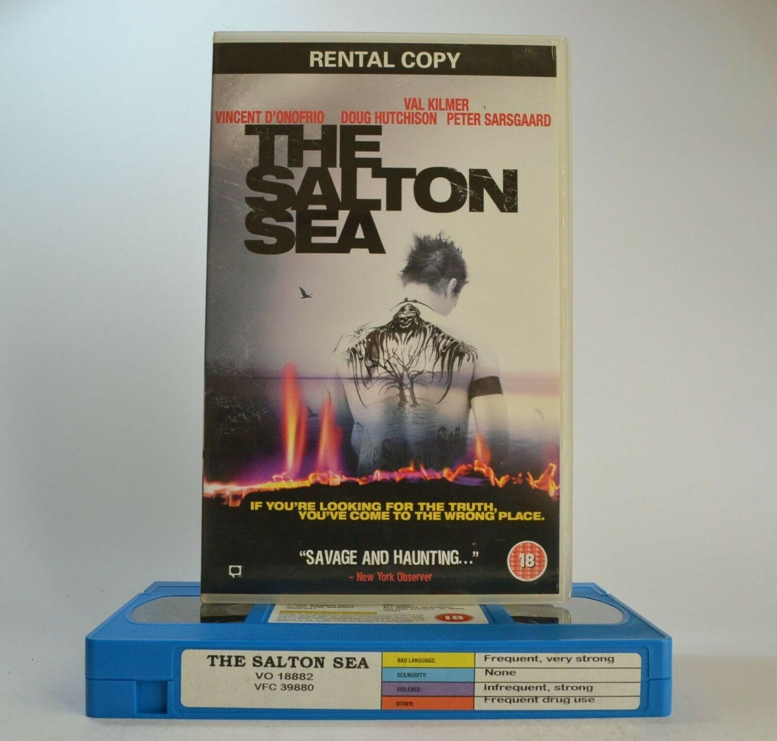 The Salton Sea: Neo-Noir Thriller - Large Box - Ex-Rental - Val Kilmer - Pal VHS