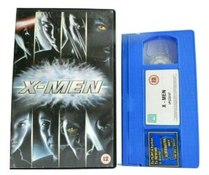 x-men: superhero action movie - large box - hugh jackman/halle berry - pal vhs