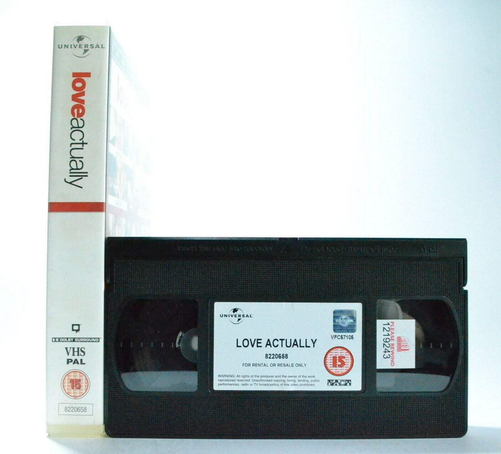 Large Box, Love Actually: (2004) Classic Love Movie - A.Rickman/C.Firth - VHS