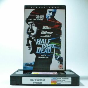 Half Past Dead: Action (2002) - Large Box - Ex-Rental - Steven Seagal - Pal VHS