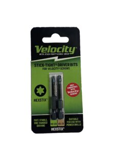 velocity™ hexstix carded bit pack