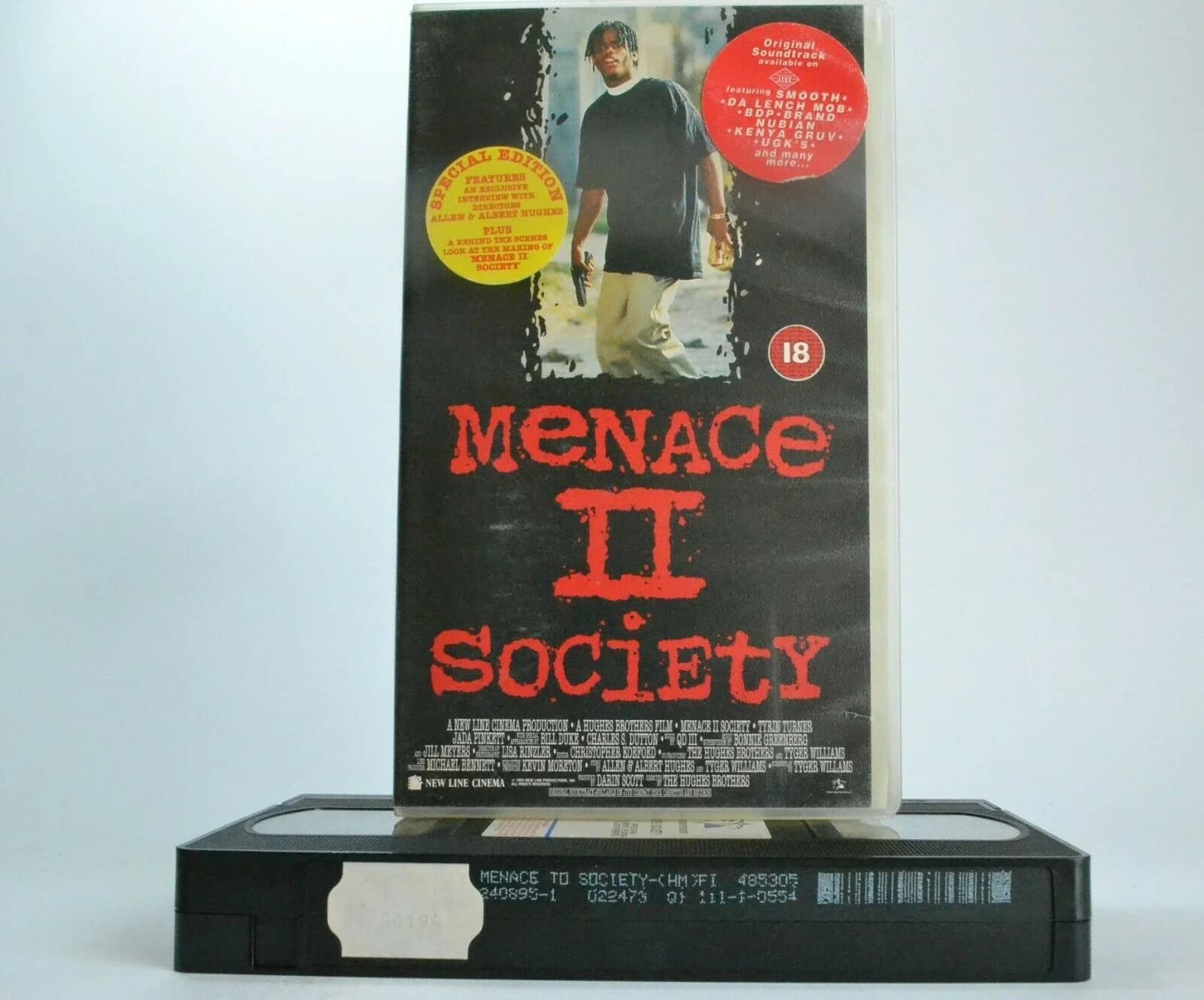 Menace 2 Society (1993): The Hughes Brothers Film - Crime Thriller - Pal VHS