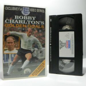 bobby charlton: golden goals - f.a. video series - football legend - pal vhs