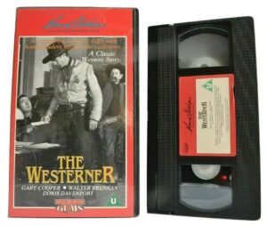 the westerner (1940); [video gems]: romantic western - gary cooper - pal vhs