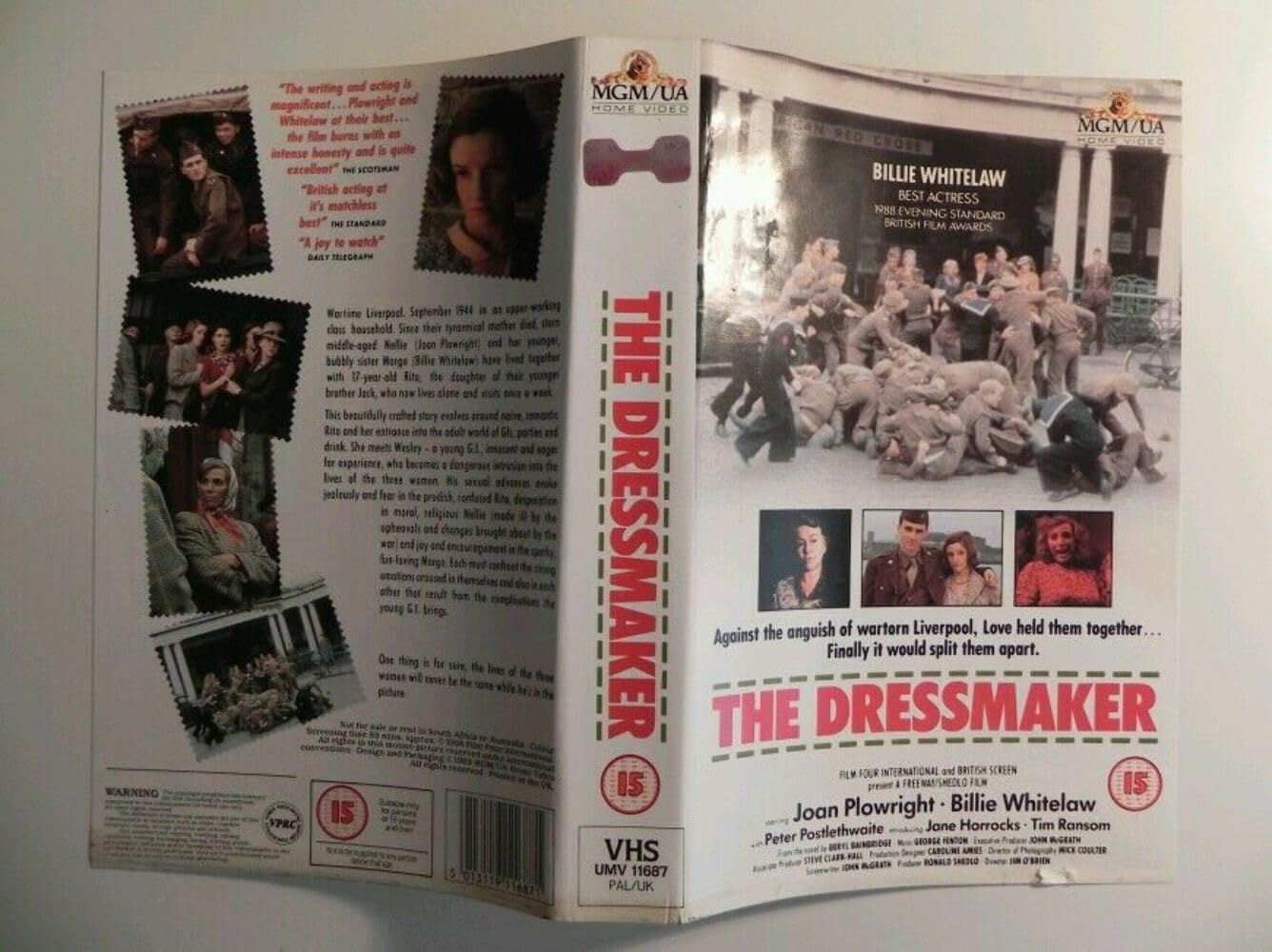 The Dressmaker - RCA - Double Sleeve - Rare - 'Jane Horrocks Topless' VHS (310)