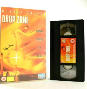 drop zone: action/thriller (1994) - large box - w.snipes/g.busey - pal vhs