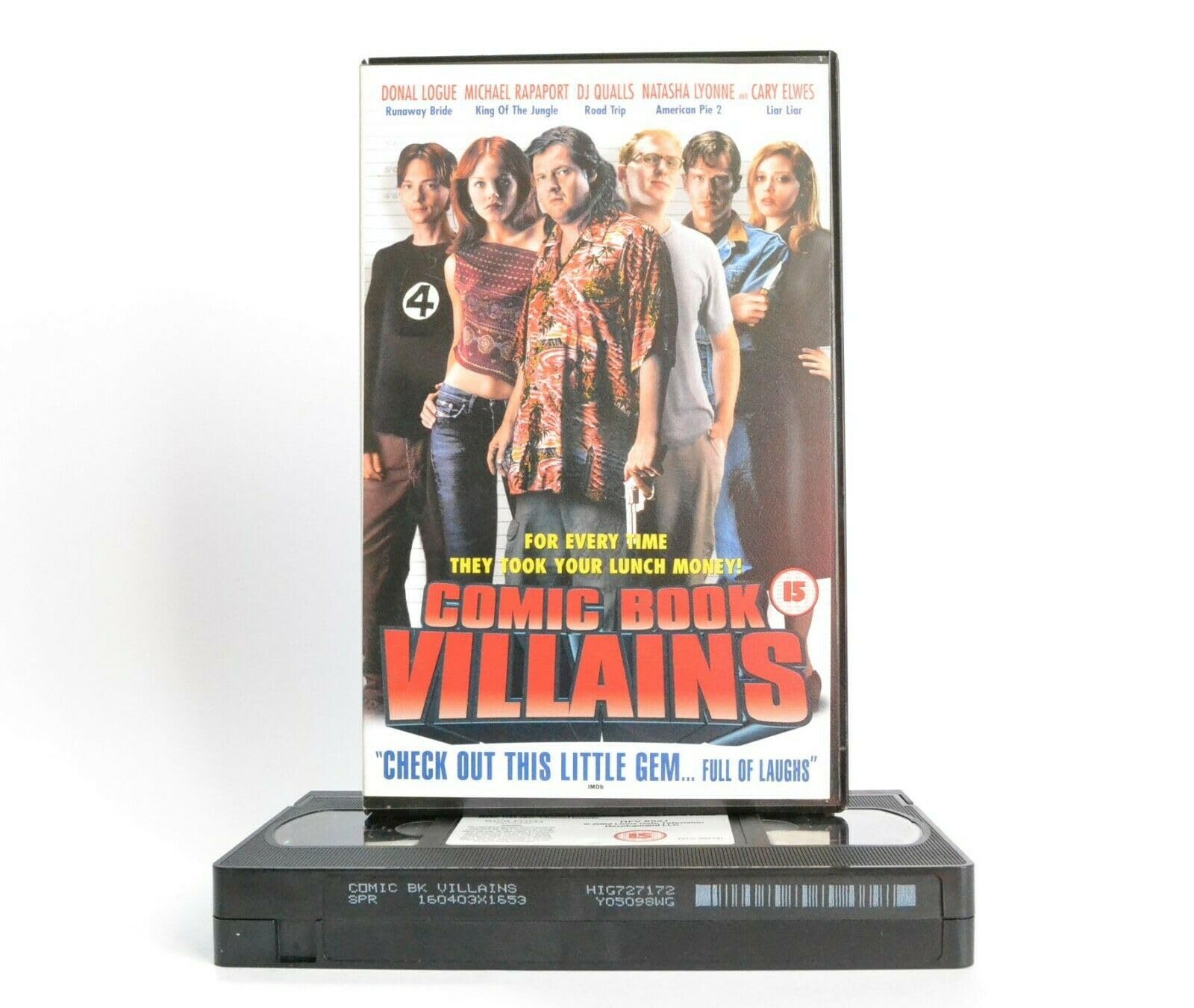 Comic Book Villains: Black Comedy (2002) - Large Box - N.Lyonne/C.Elwes - VHS