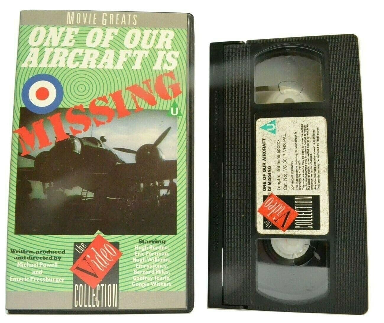 One Of Our Aircraft Is Missing [Movie Greats] Action - Godfrey Tearle - Pal VHS