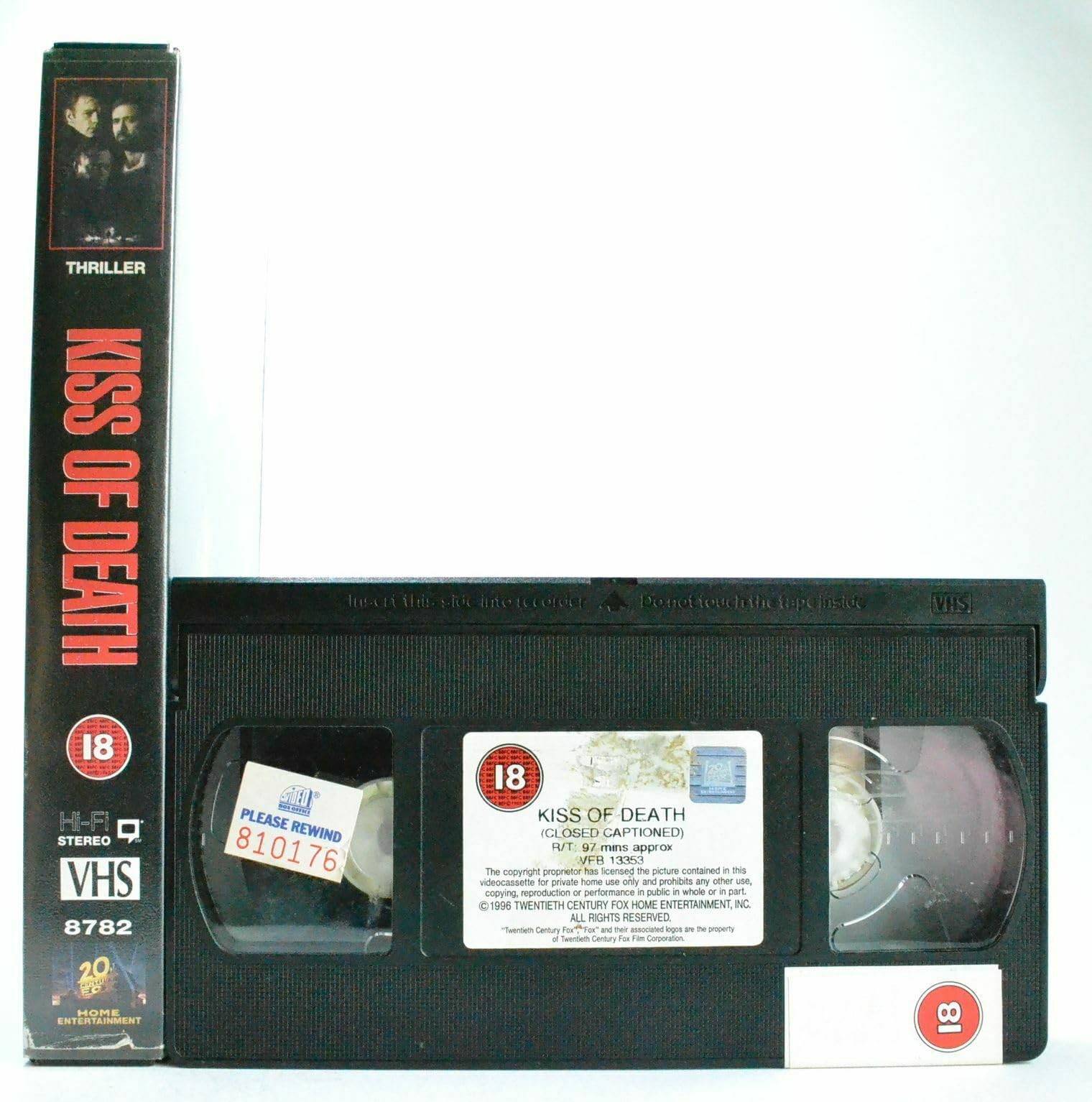 Kiss Of Death: Thriller (1995) - Large Box - New York Criminal Underground - VHS