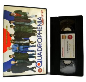 quadrophenia: greatest british youth film (1979)- large box - mods gang - vhs