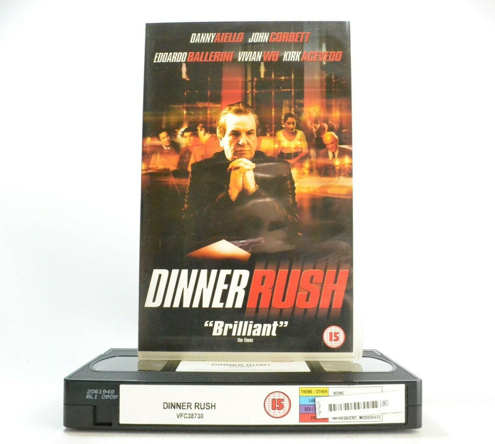 Dinner Rush: Independent Drama (2000) - Large Box - D.Aiello/J.Corbett - Pal VHS