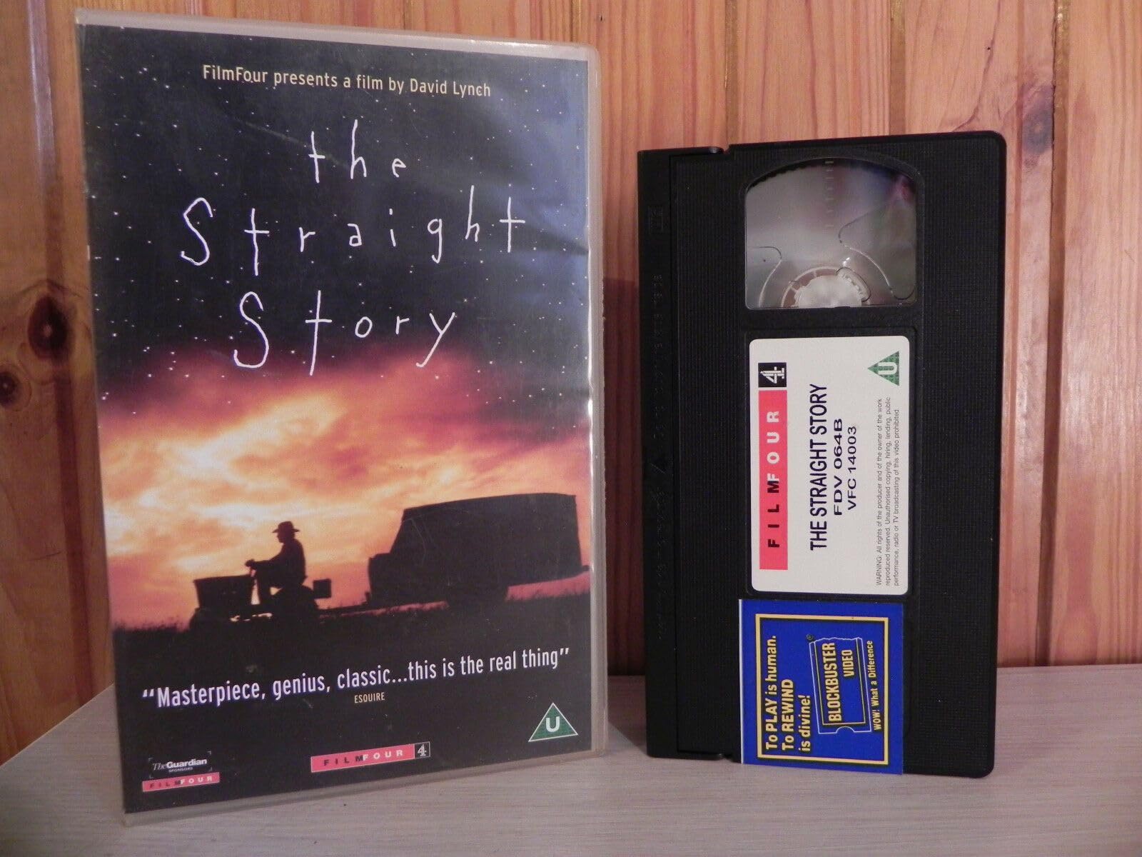 The Straight Story - 5 Star Drama - 1987 - Richard Farnsworth/Sissy Spacek - VHS