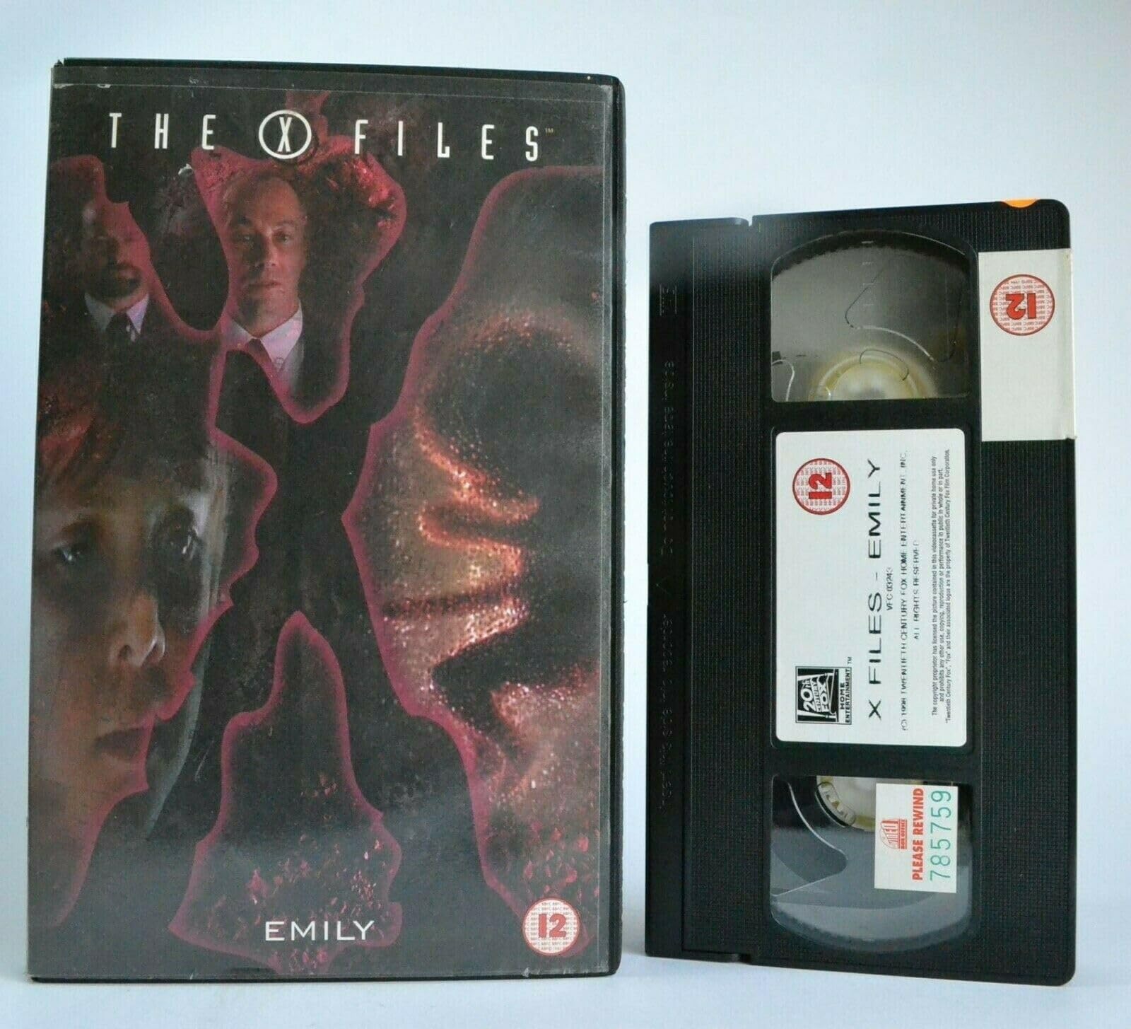 The X-Files: Emily - Sci-Fi TV Series - Large Box - Gillian Anderson - Pal VHS