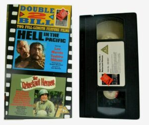 hell in the pacific/the reluctant heroes: double war films - lee marvin - vhs