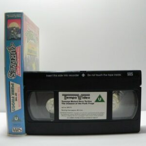 Teenage Mutant Hero Turtles: The Invasion Of The Punk Frogs - Animated - Pal VHS