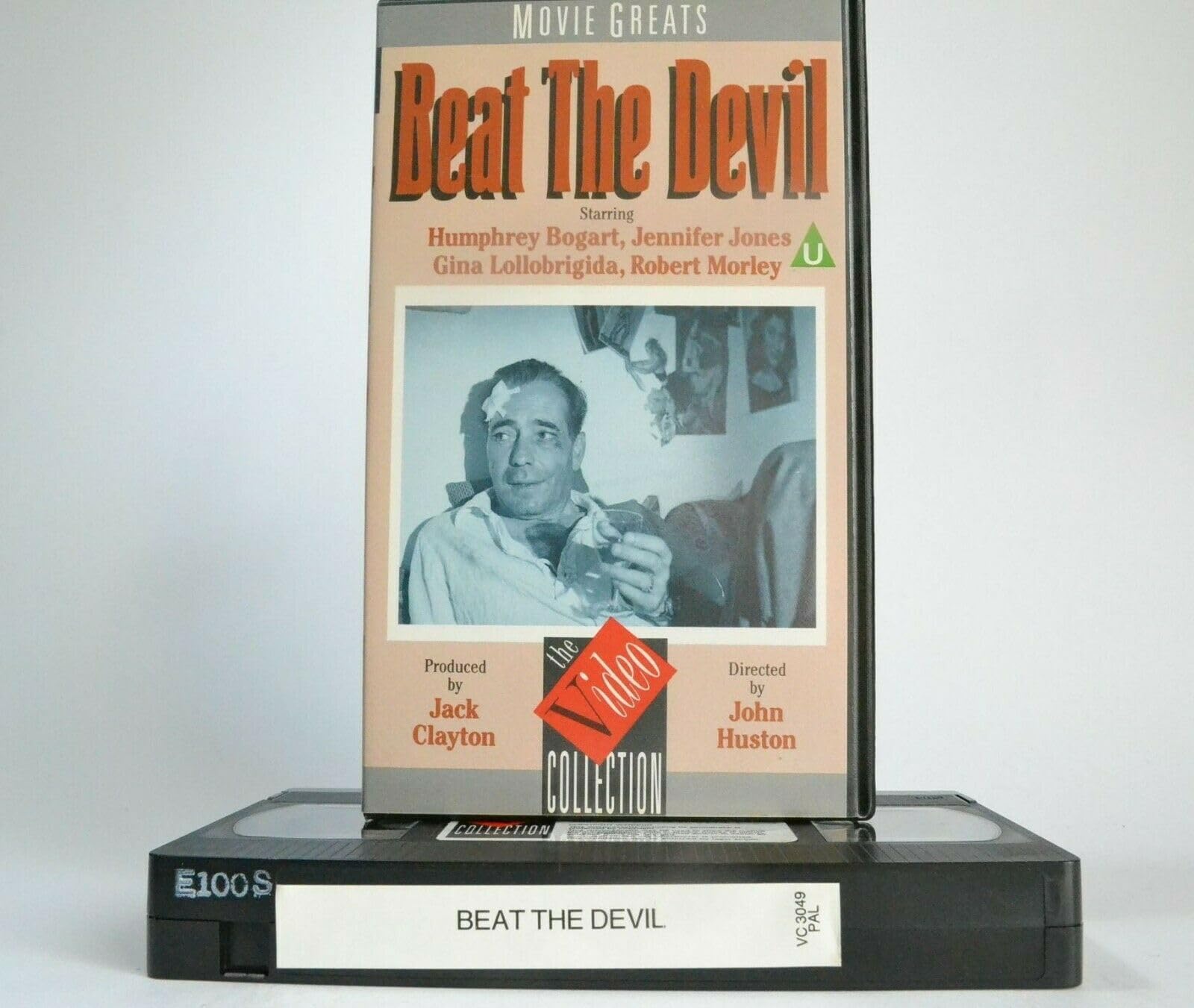 Beat The Devil (1963): Action Adventure - Humphrey Bogart / Jennifer Jones - VHS