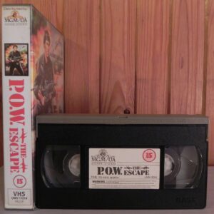 P.O.W. The Escape (Double Sleeve) Action [Large Box] Rental - David Carradine - Pal VHS