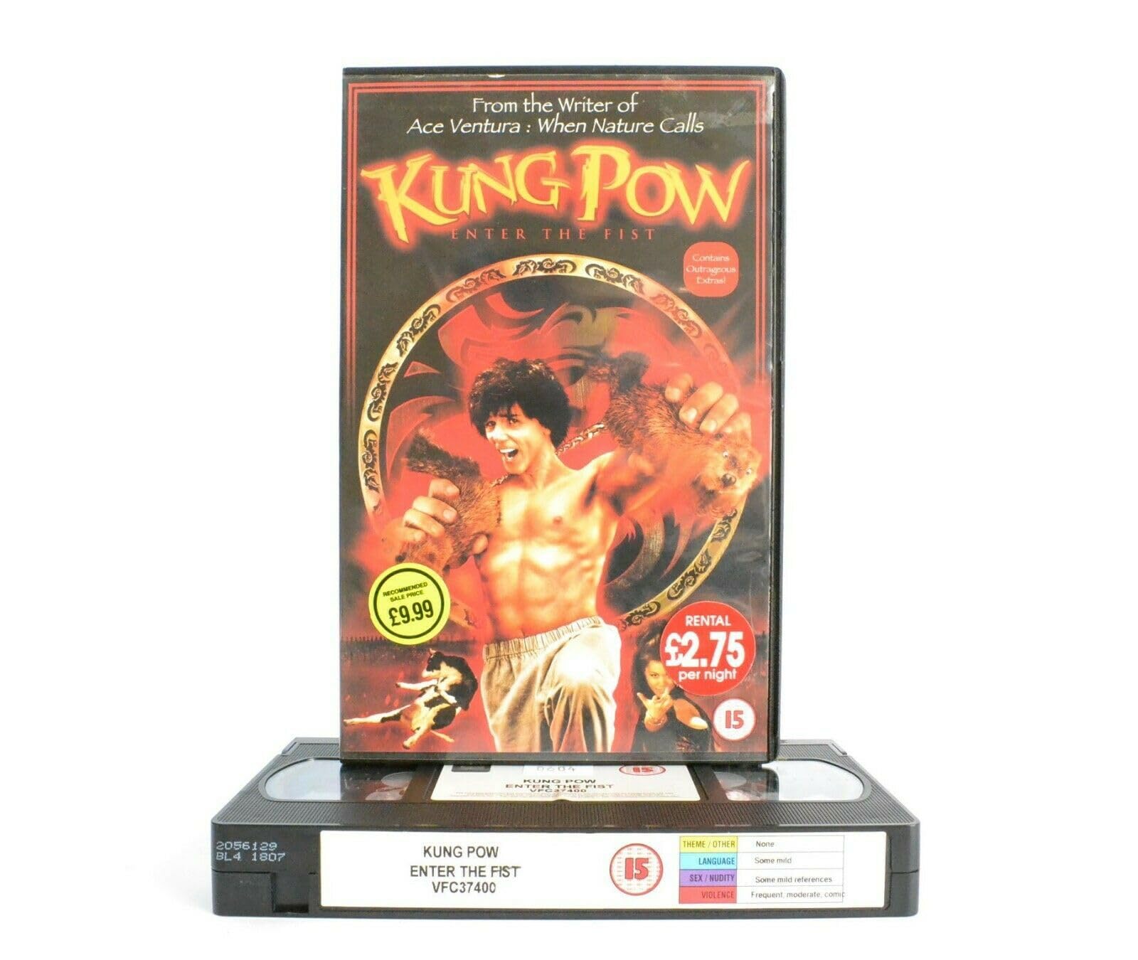 Kung Pow: Enter The Fist - Martial Arts Parody - Large Box - Ex-Rental - Pal VHS