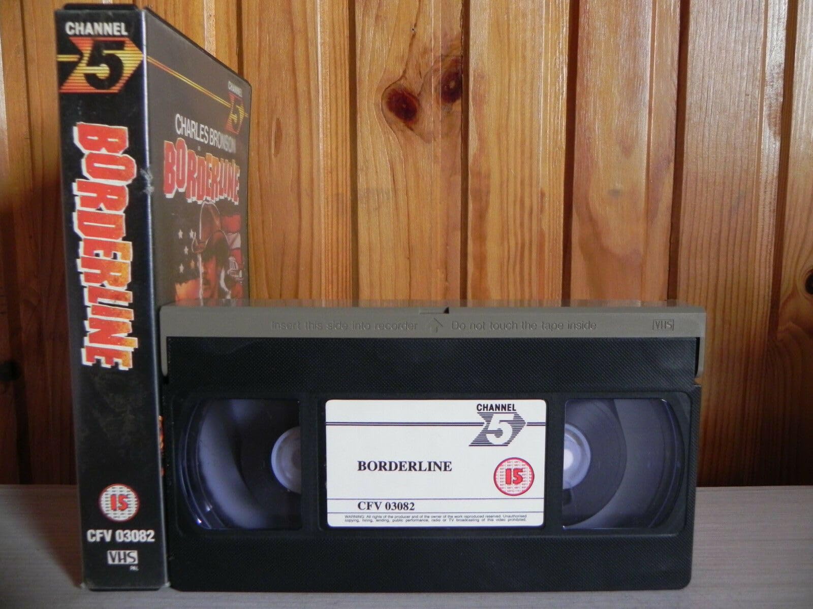 Borderline - Channel 5 - Charles Bronson - Bruno Kirby - Benito Morales - VHS