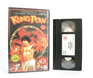 kung pow: enter the fist - martial arts parody - large box - ex-rental - pal vhs