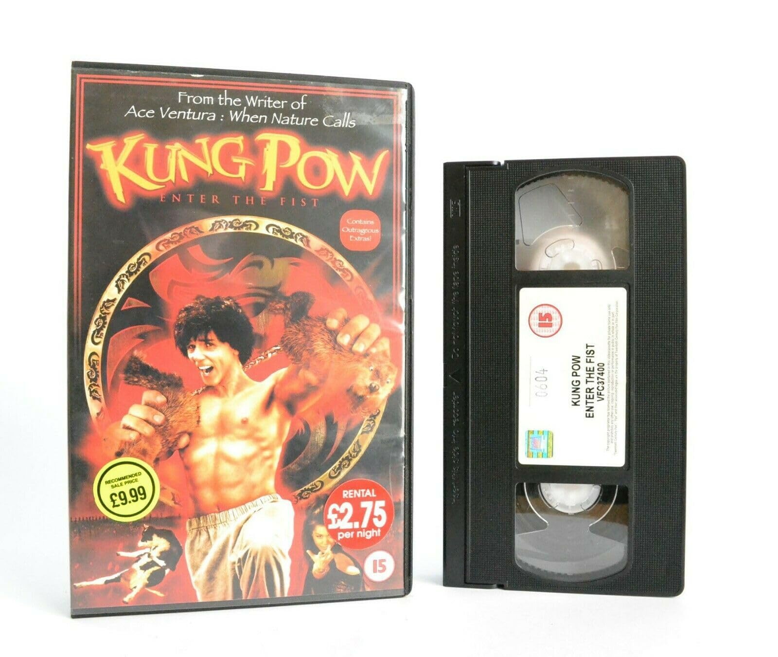 Kung Pow: Enter The Fist - Martial Arts Parody - Large Box - Ex-Rental - Pal VHS